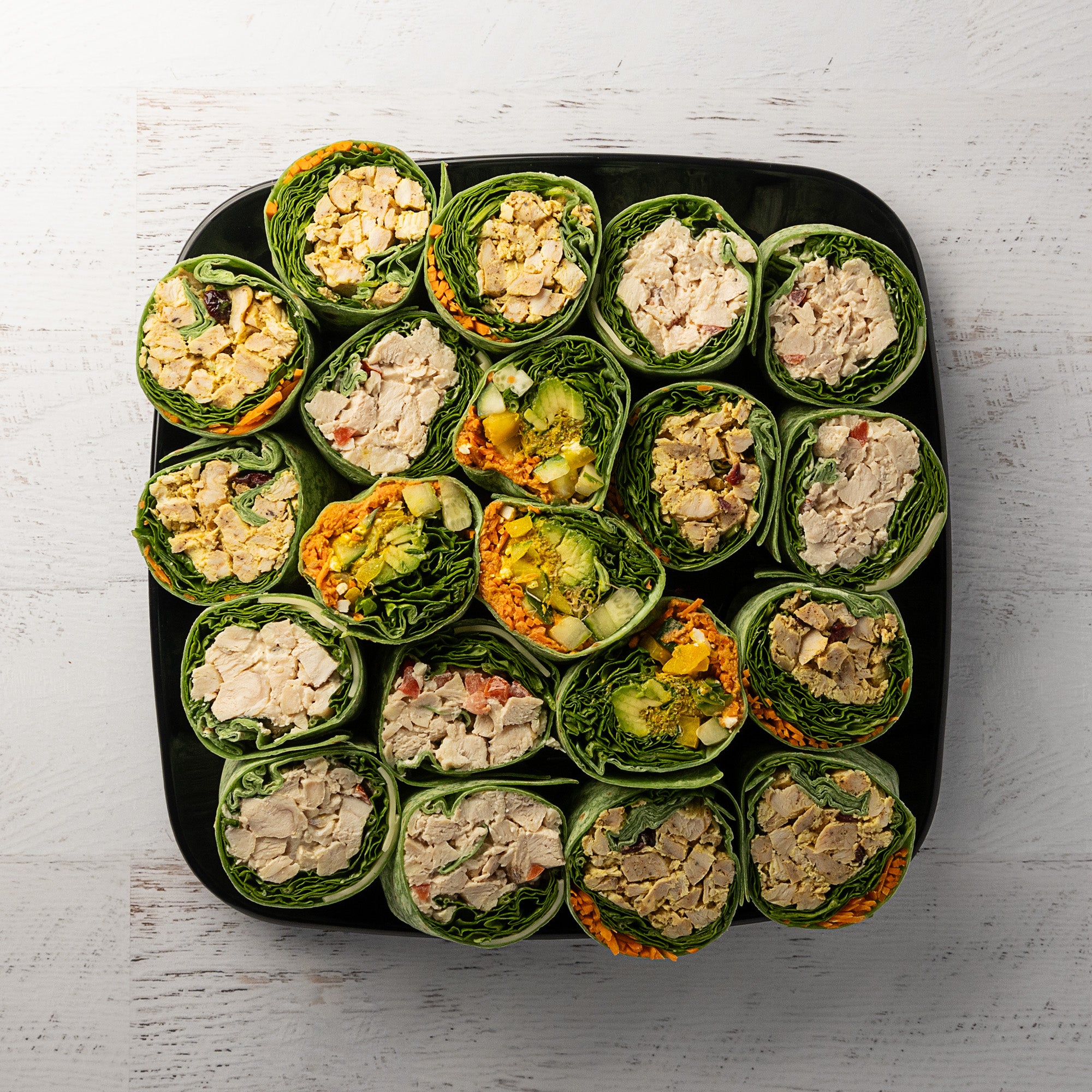 UJ Chicken Club Wrap Tray | The Urban Juicer + Eatery
